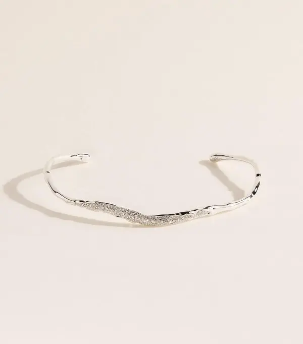 Alexis Bittar Solanales Skinny Collar Necklace - Silver