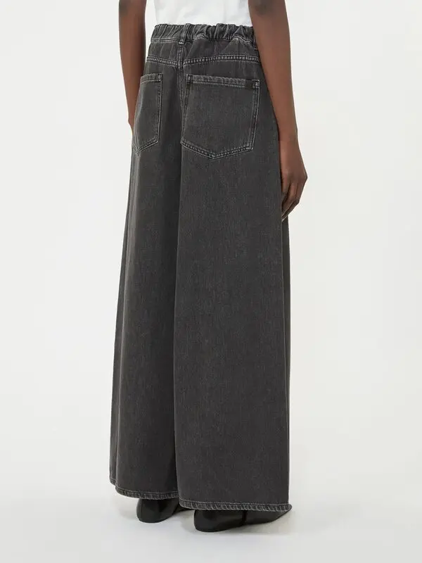 Max Mara Logo Wide Leg Jeans