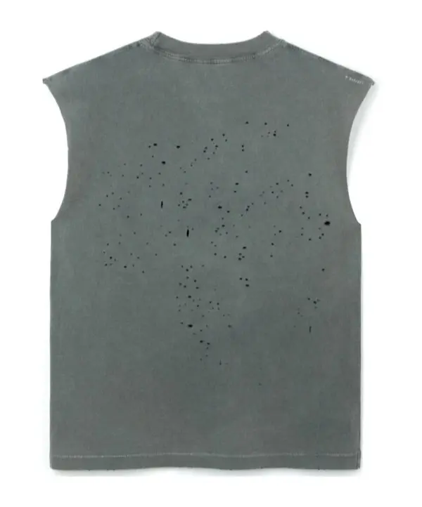 Satisfy Distressed Logo Tank Top
