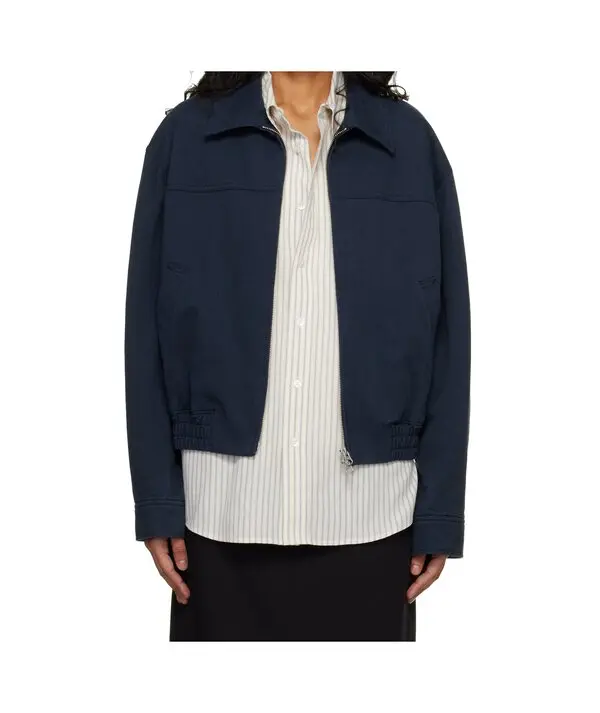 DUNST Zip-up Jacket With Fold-down Collar