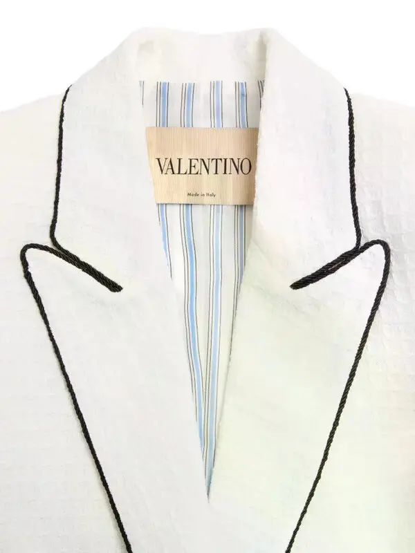 Valentino Garavani Canestrello Cotton Tweed Jacket