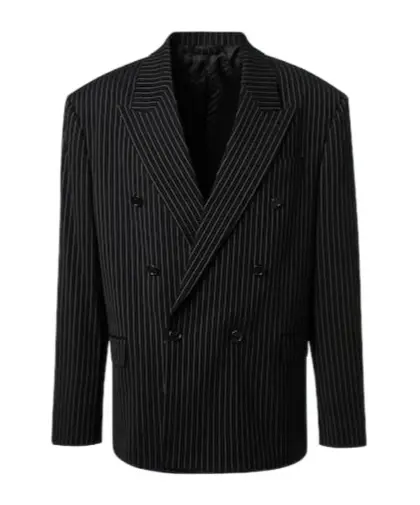 Acne Studios Striped Double-breasted Blazer