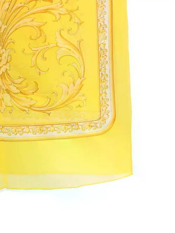 Versace 2000s Barocco-print Scarf