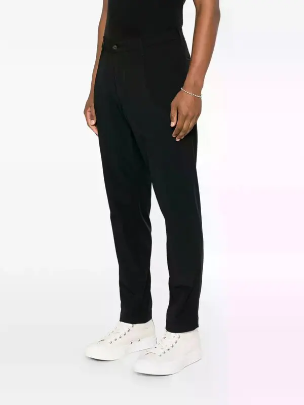 Karl Lagerfeld Logo Plaque Tapered Trousers