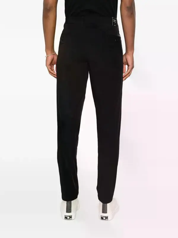 Karl Lagerfeld Logo Plaque Tapered Trousers