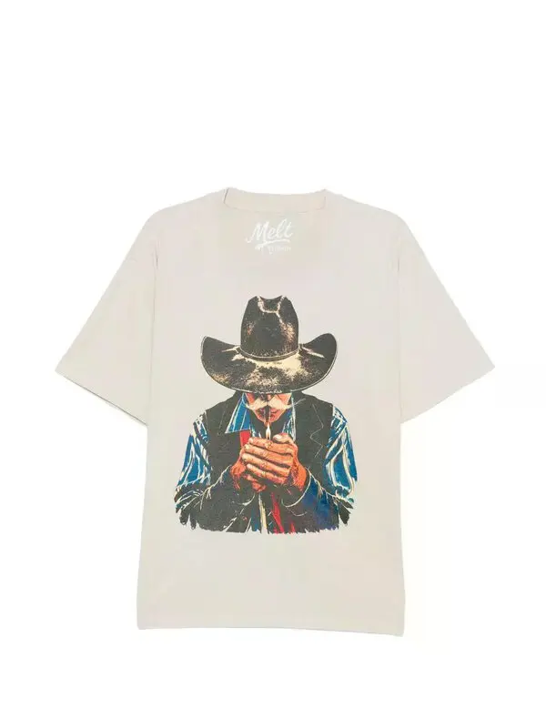 MELT Graphic-print Crew Neck T-shirt