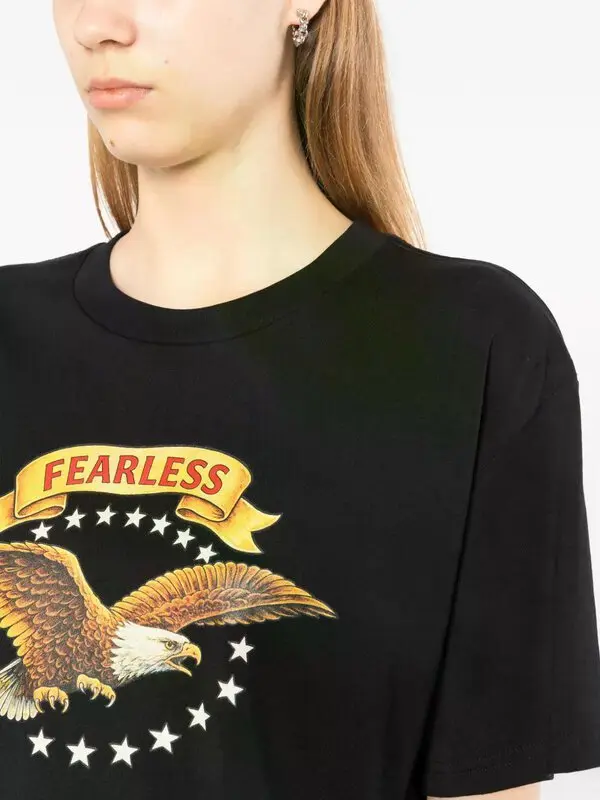 MELT Eagle Print T-shirt - Black