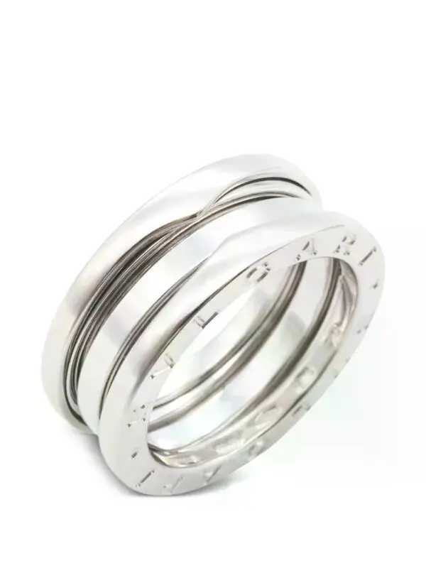 BVLGARI B.zero1 Three-band Ring In 18k White Gold