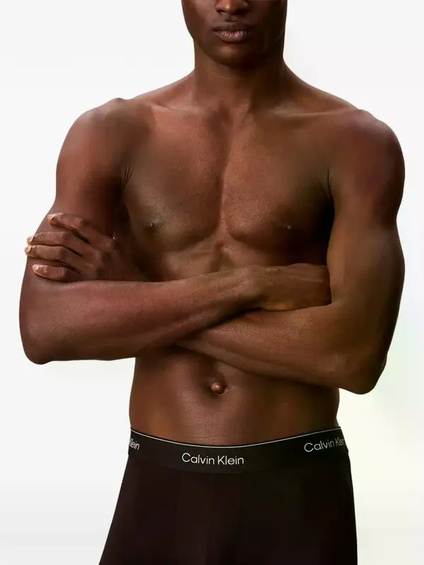 Calvin Klein Logo-waistband Boxers Set - Black
