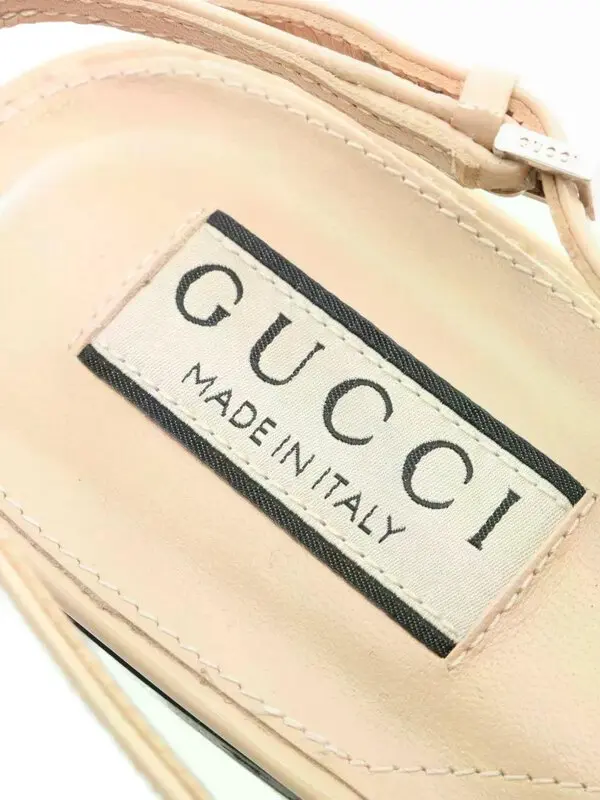 Gucci Embellished Slingback Flats