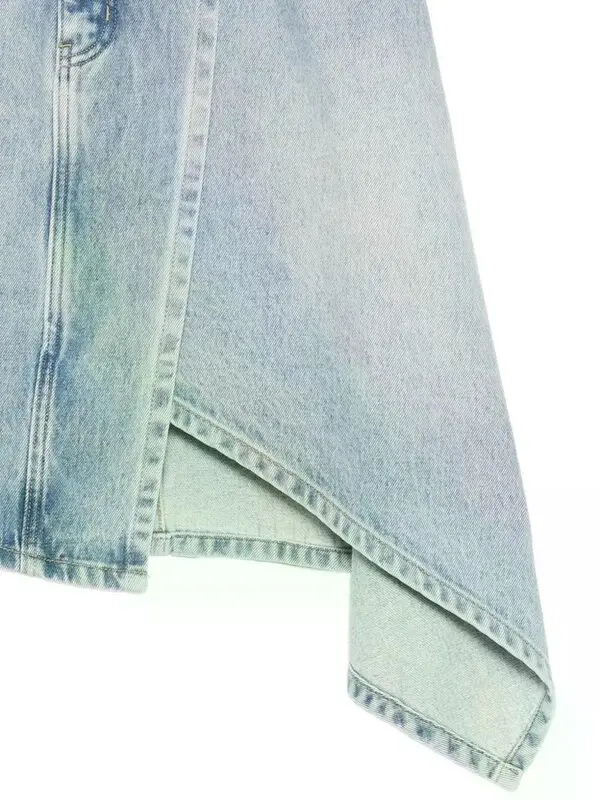 FENG CHEN WANG Asymmetric Panelled Denim Skirt