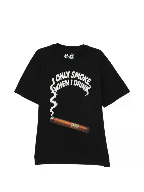MELT Graphic-printed T-shirt - Black