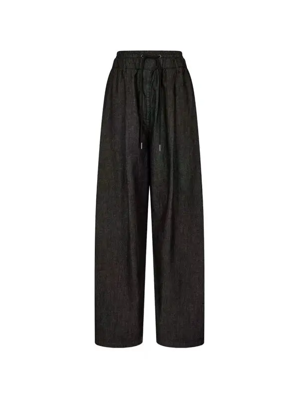 STUDIO TOMBOY Drawstring Waist Jeans - Black
