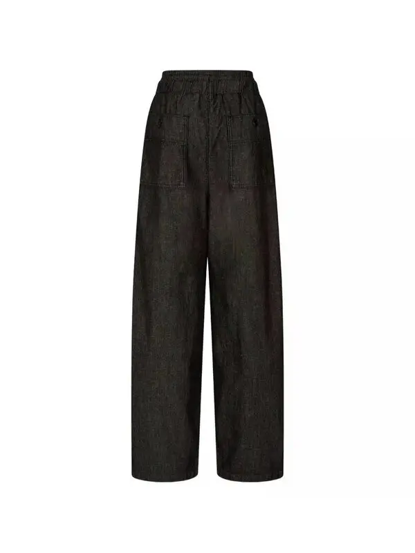 STUDIO TOMBOY Drawstring Waist Jeans - Black