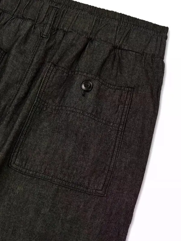 STUDIO TOMBOY Drawstring Waist Jeans - Black