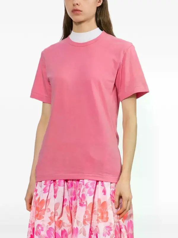 Comme Des Garçons Crew Neck T-shirt - Pink