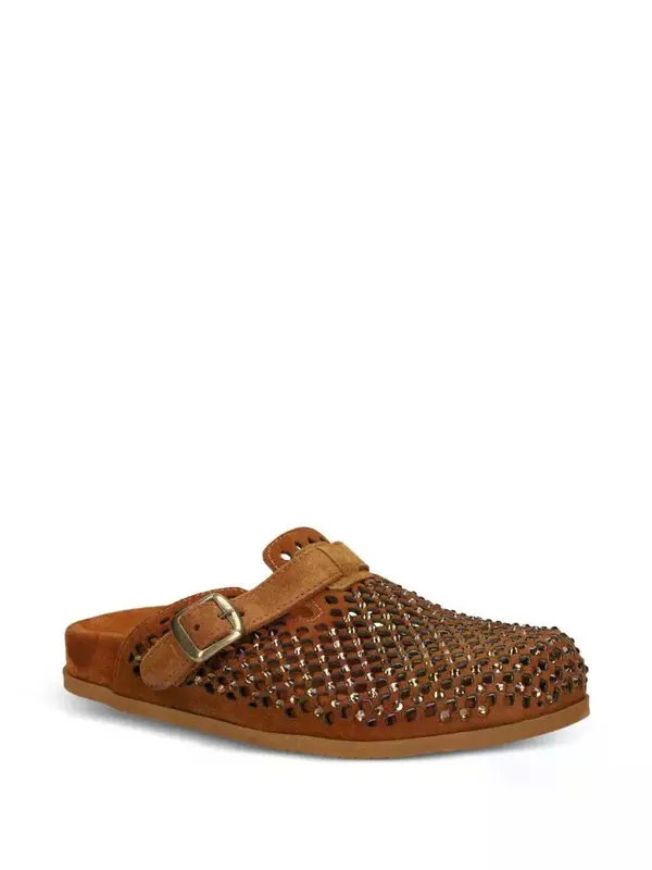 METISSE Crystal-embellished Mules