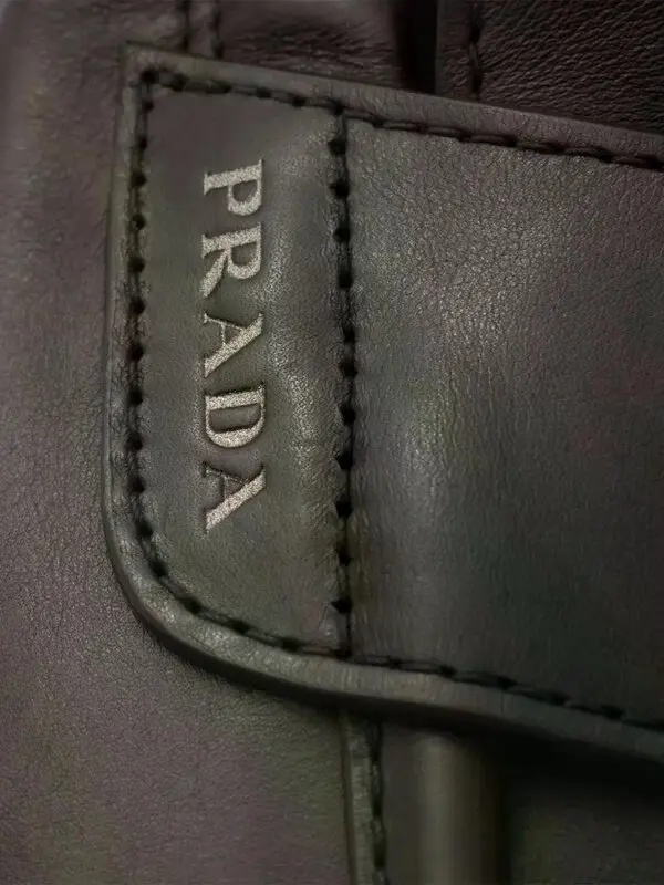 Prada Speedrock Leather Loafers - Brown