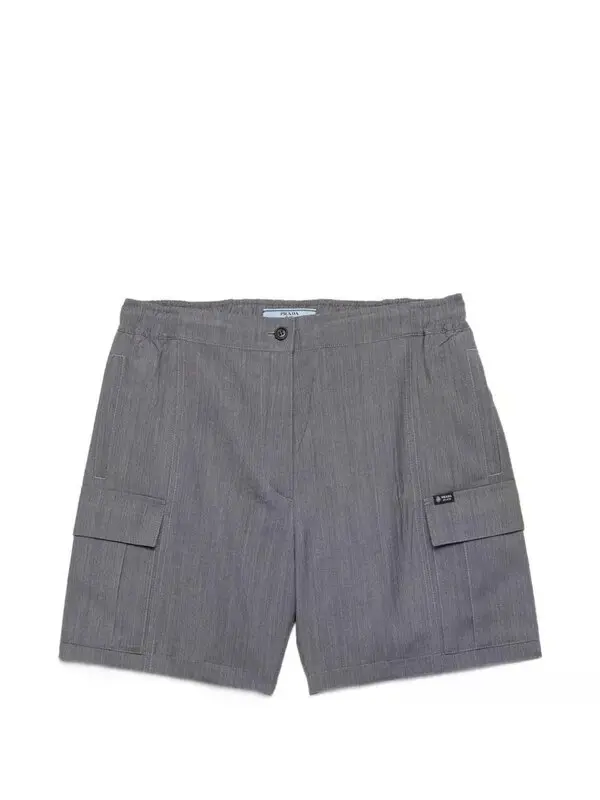 Prada Light Mohair Cargo Shorts