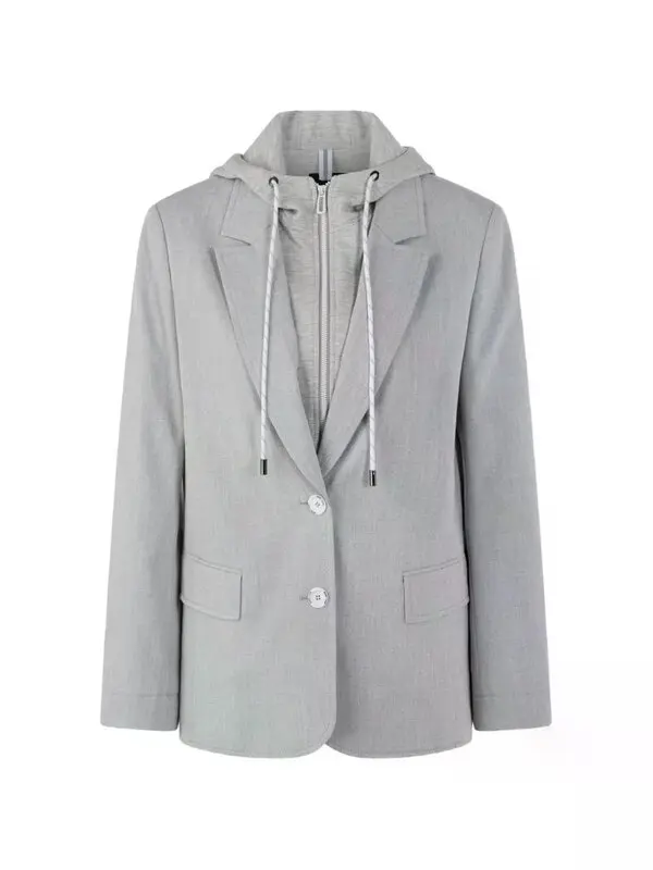 MARCCAIN Layered Hooded Blazer