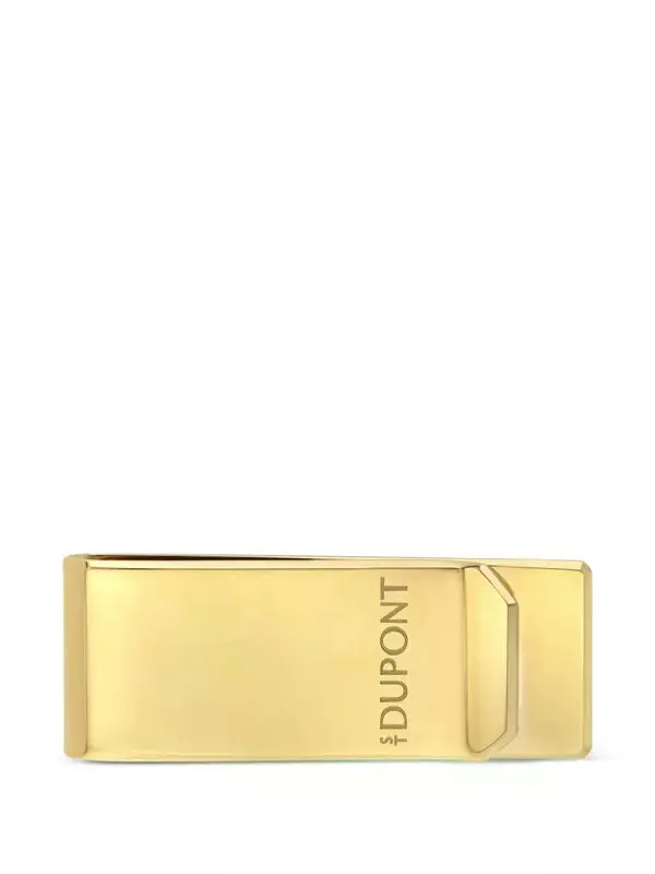 S.t. Dupont Logo-engraved Polished-finish Money Clip - Gold