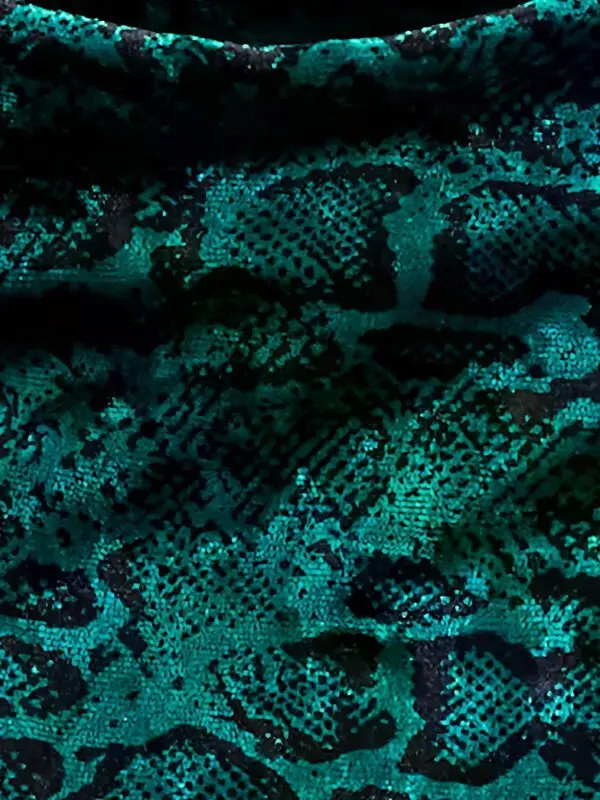 Tadashi Shoji Juneau Snakeskin Midi Dress