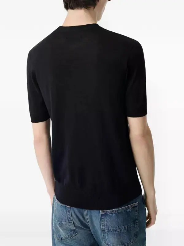 Amiri Ma Logo-embroidered T-shirt - Black