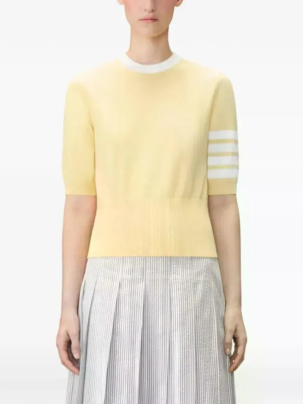 Thom Browne Hector Motif 4-bar T-shirt
