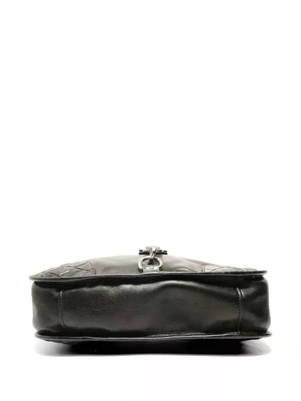Prada Embellished Leather Shoulder Bag