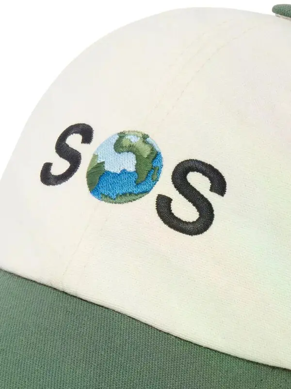 Stella McCartney Embroidered Canvas Cap