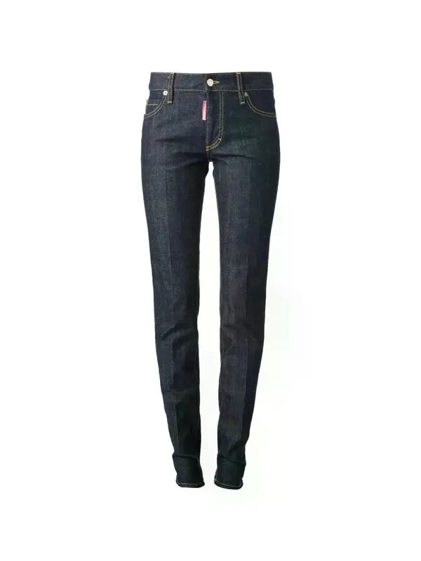 Dsquared2 Leopard-print Slim Fit Jeans