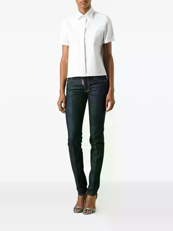 Dsquared2 Leopard-print Slim Fit Jeans