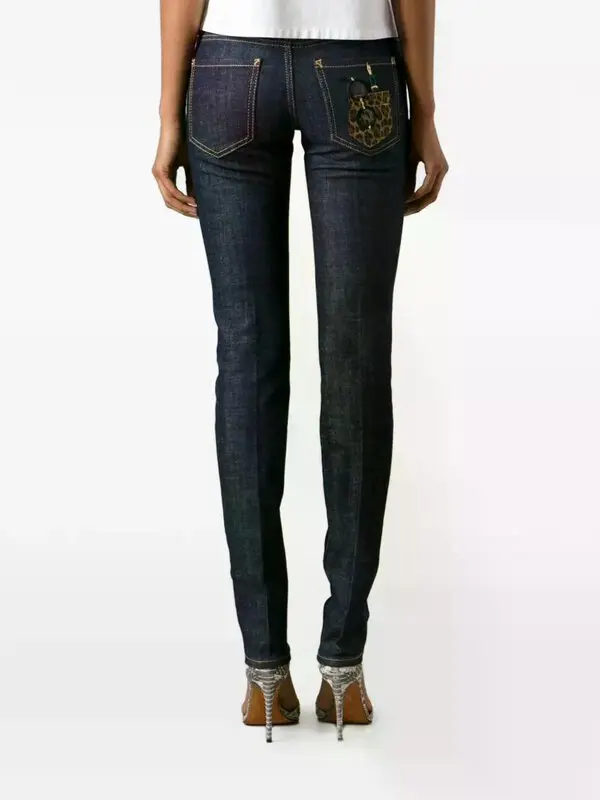 Dsquared2 Leopard-print Slim Fit Jeans