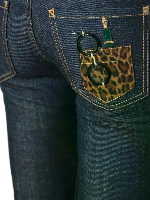 Dsquared2 Leopard-print Slim Fit Jeans