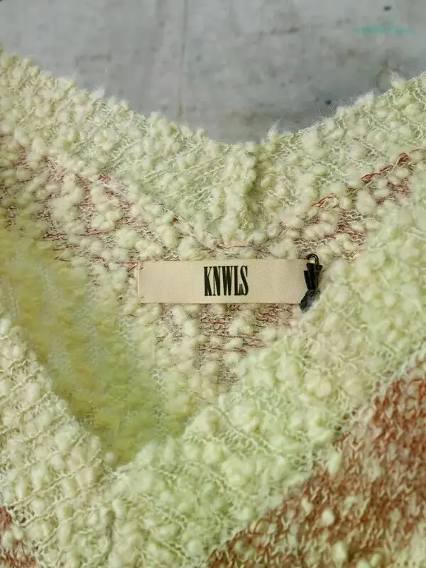KNWLS Speckled V-neck Sweater