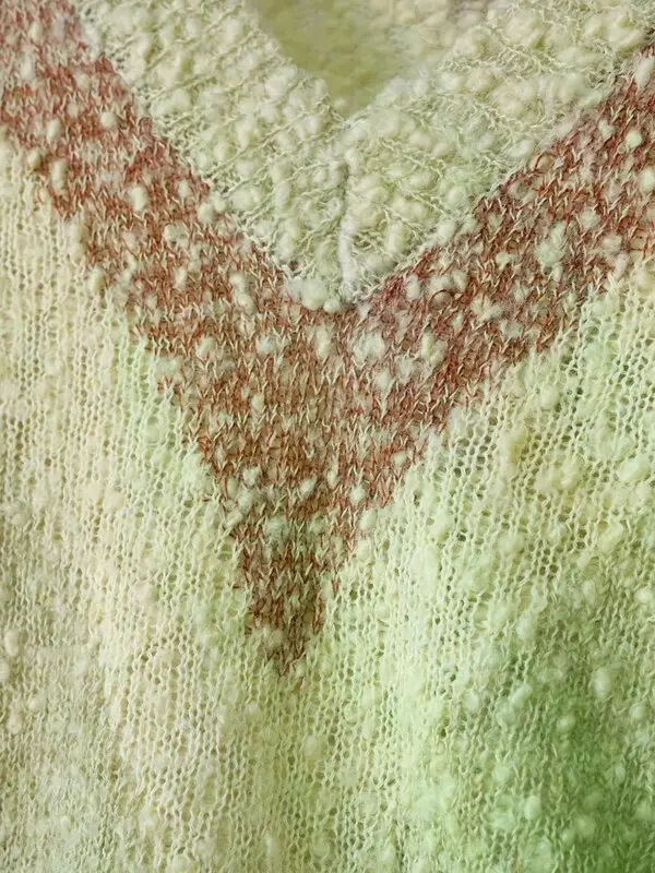 KNWLS Speckled V-neck Sweater