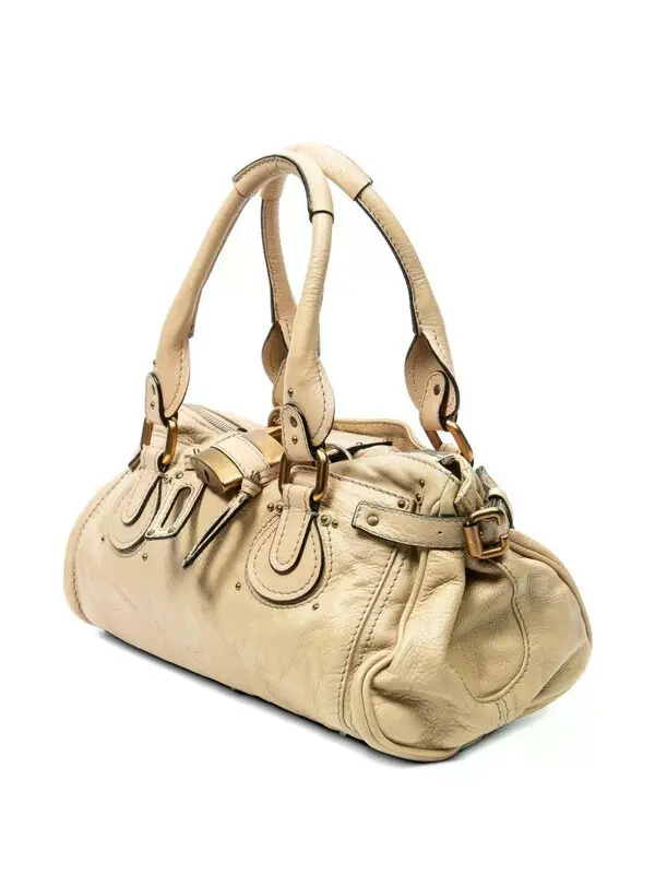 Chloé Paddington Padlock Tote Bag - Neutrals