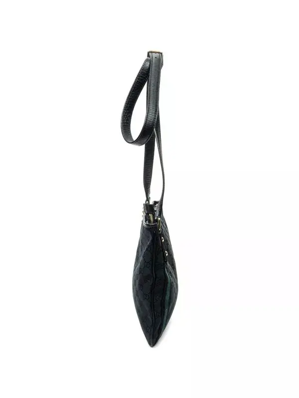 Gucci Jolicoeur Gg Canvas Crossbody Bag - Black