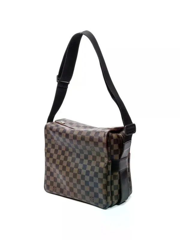 LOUIS VUITTON Damier Ebène Naviglio Messenger Bag - Brown