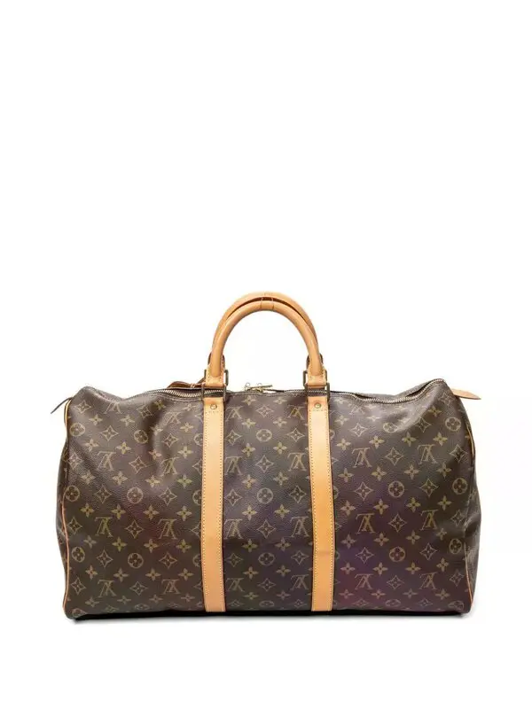 LOUIS VUITTON 50 Keepall Travel Bag - Brown