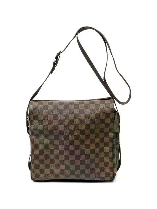 LOUIS VUITTON Damier Ebene Naviglio Messenger Bag - Brown