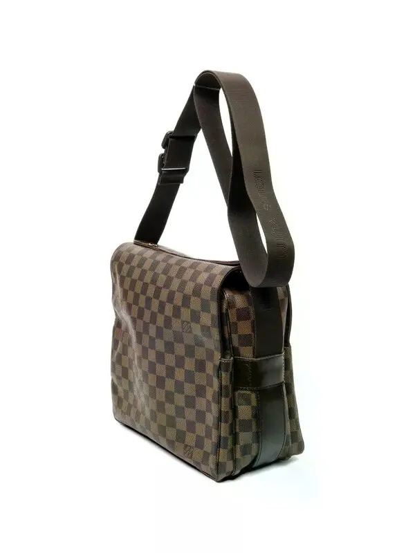 LOUIS VUITTON Damier Ebene Naviglio Messenger Bag - Brown
