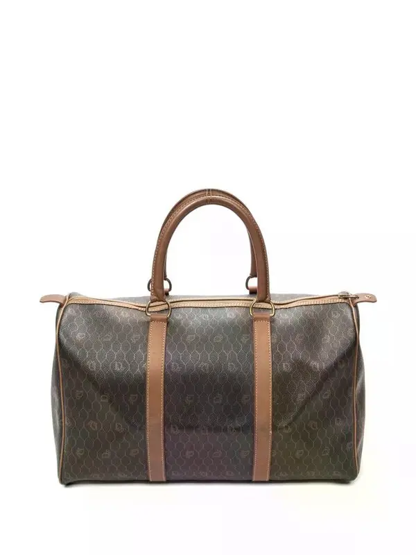 Dior Medium Boston Luggage Bag - Brown