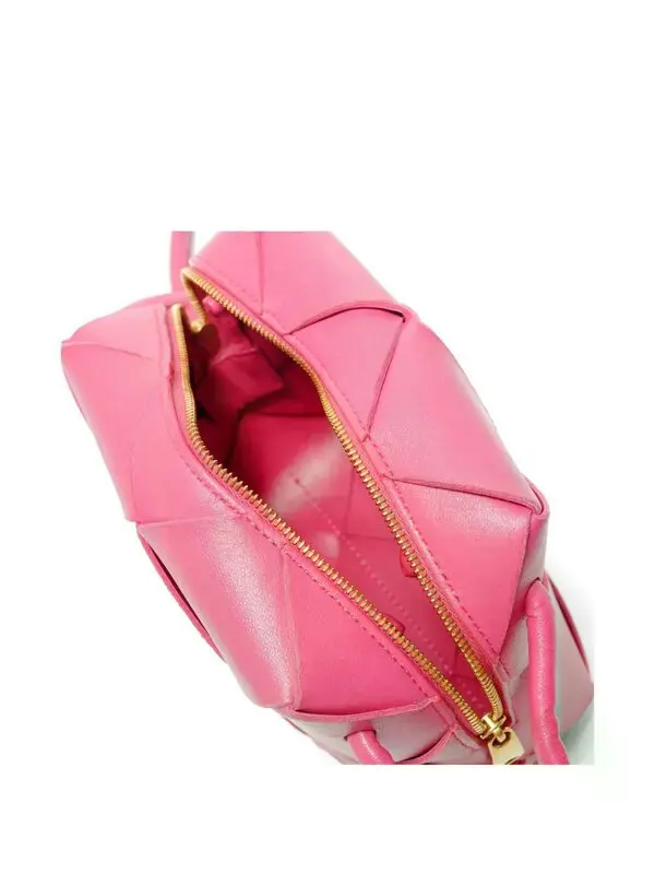 Bottega Veneta 2020-2023 Intrecciato Mini Cassette Camera Bag - Pink
