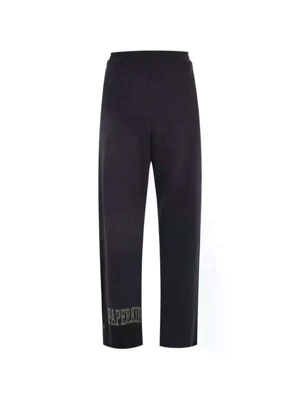 A PAPER KID Crystal-embellished Pleated Trousers