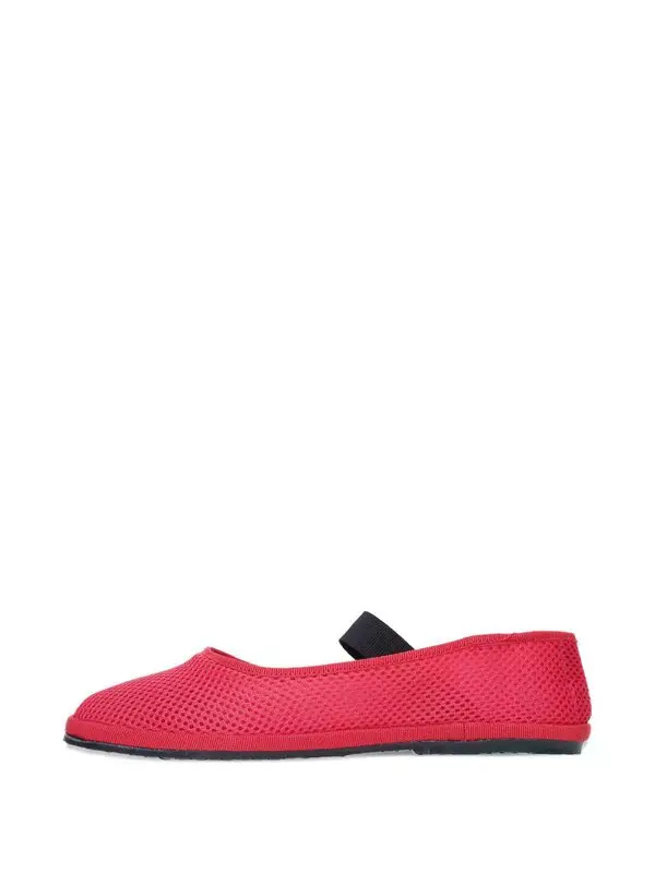 DROGHERIA CRIVELLINI Mesh Elastic-strap Ballet Flats