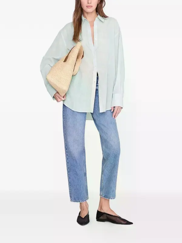 ANINE BING Plaza Striped Shirt