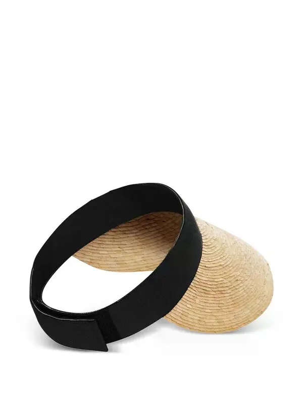 ANINE BING Venus Raffia Visor