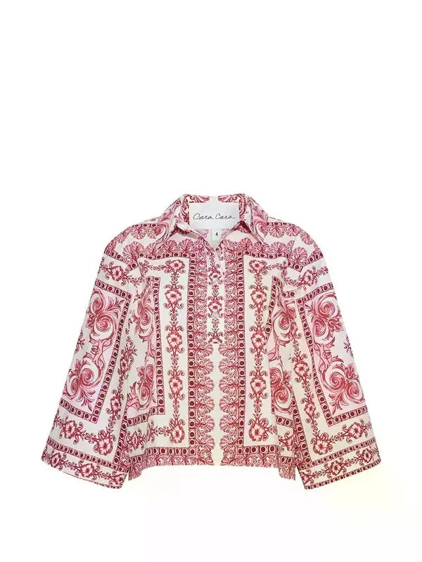 Cara Cara Erica Scarf-print Shirt