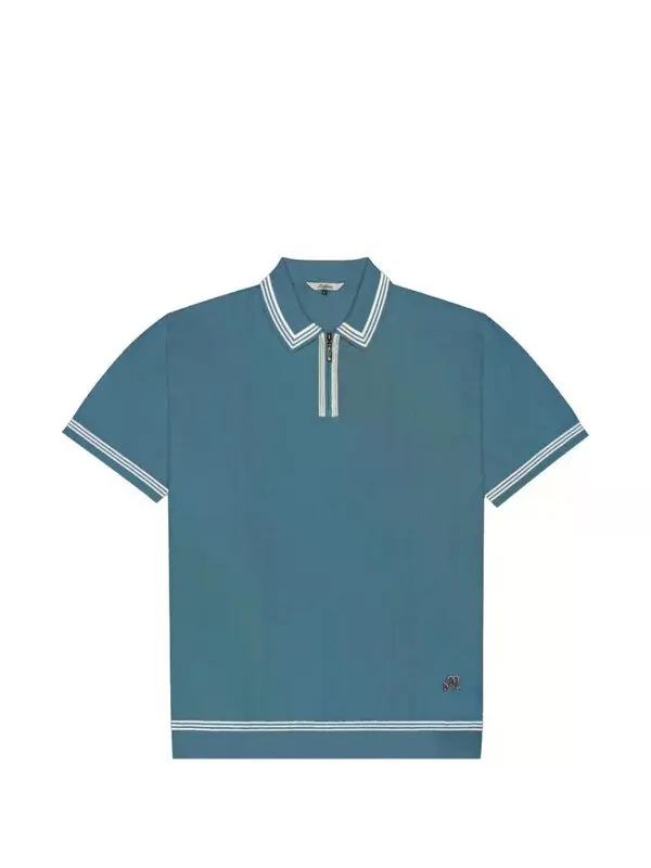 MALBON Navarro Stripe-trim Polo Shirt